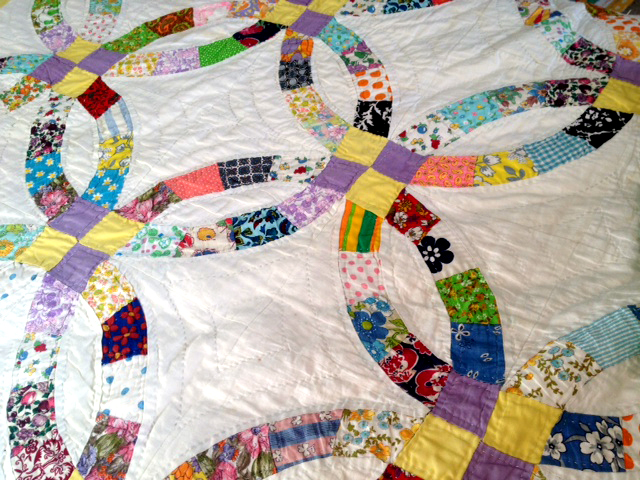 Great-Grandma’s Vintage Hand-Stitched Quilt – mellie blossom