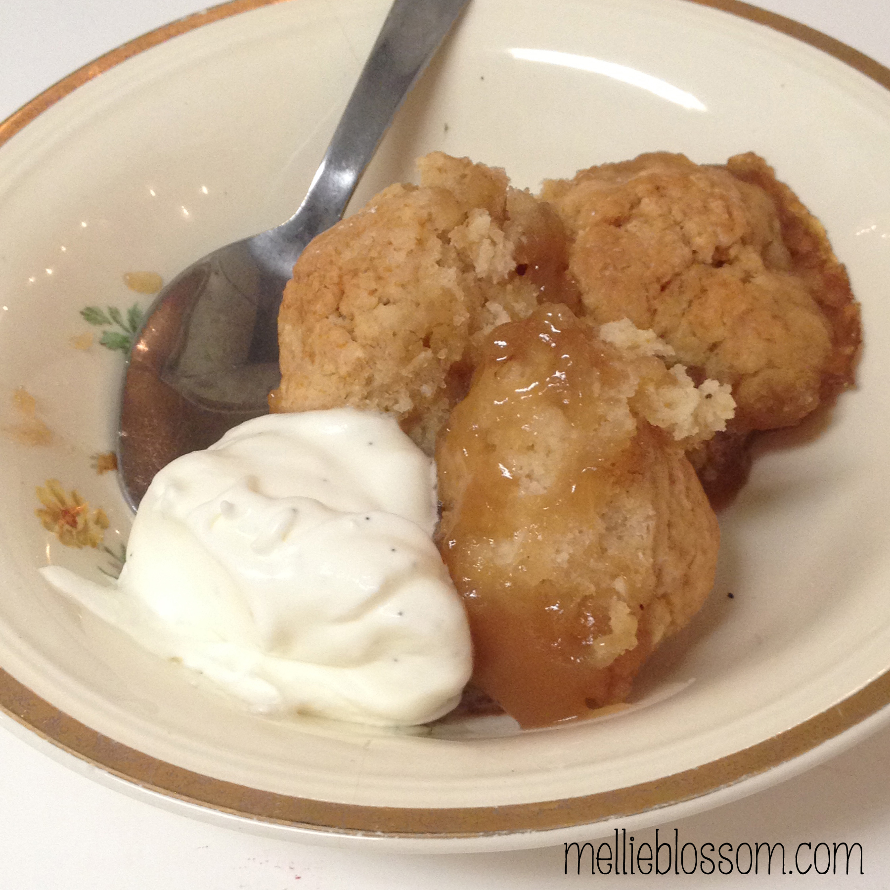 Recipe: Brown Sugar Dumplings with Vanilla Cream | mellie blossom